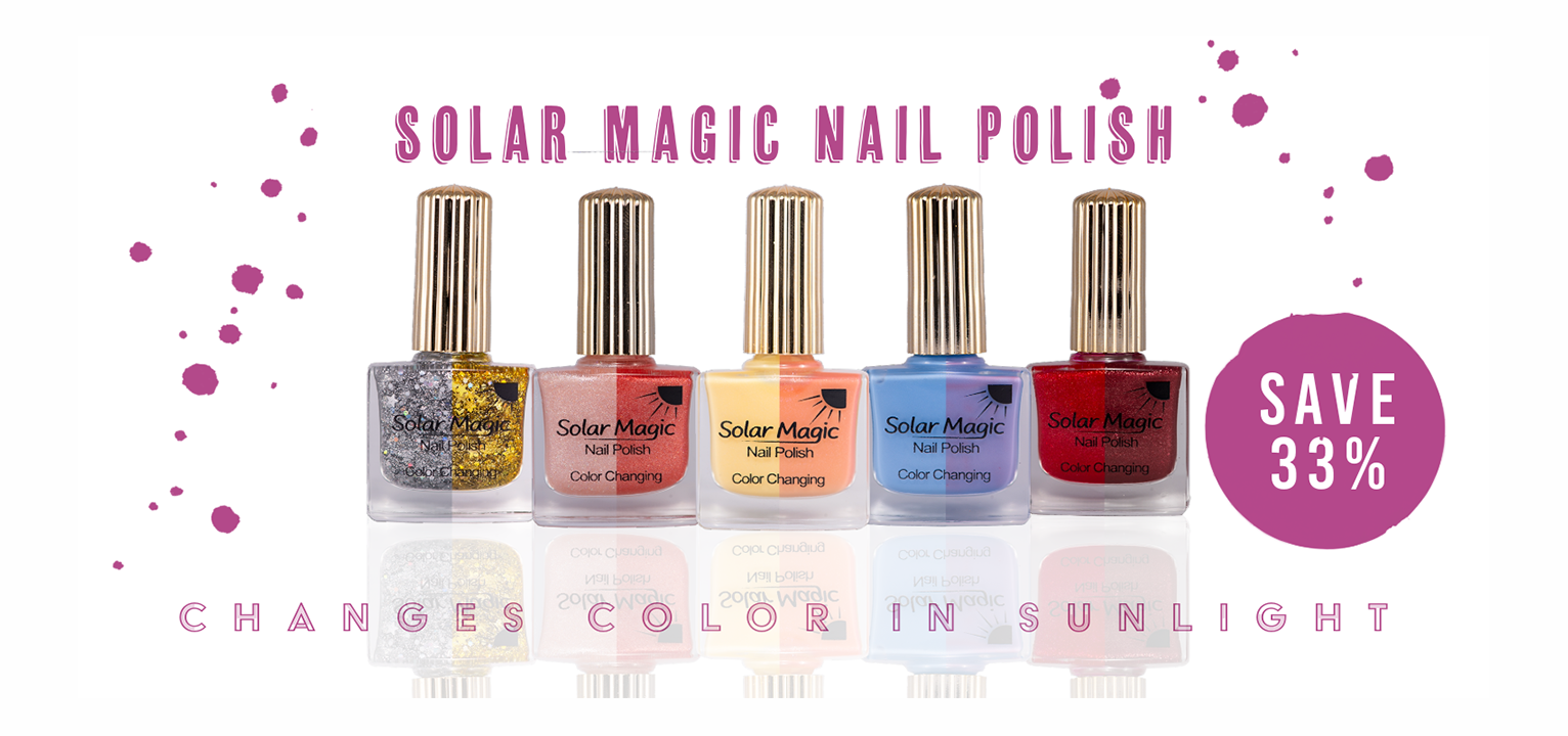 Solar Magic Color Changing Nail Polish - Changes Color In Sunlight ...