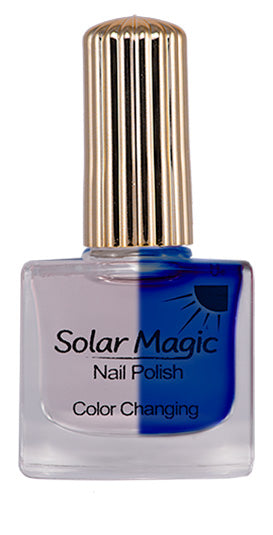 Color Changing Nail Polish in Sun - Magic Gel-e Top Coat to Vi -O- Lit ...